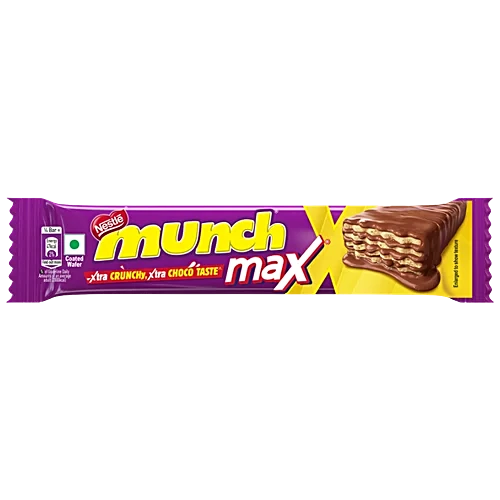 Nestle Munch Max Choco Coated Crunchy Wafer Chocolate – Baasto